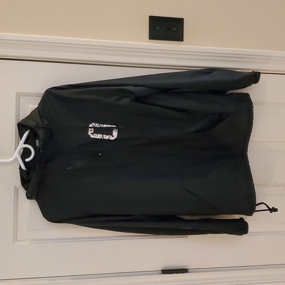 Obey | Jackets & Coats | Obey Lined Nylon 4 Zip Hoodie Black Mens Size ...